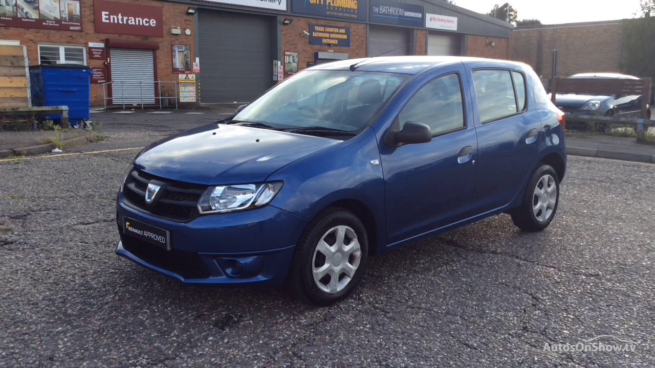 DACIA SANDERO AMBIANCE BLUE 2014 - YouTube
