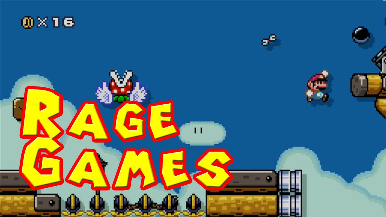 Super Mario Maker - Rage Games - YouTube
