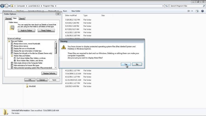 How To Show Hidden Files In Windows 10 8 7