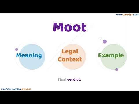 Moot Meaning Legal Context & Example Legal Terms Simplified @LawMint