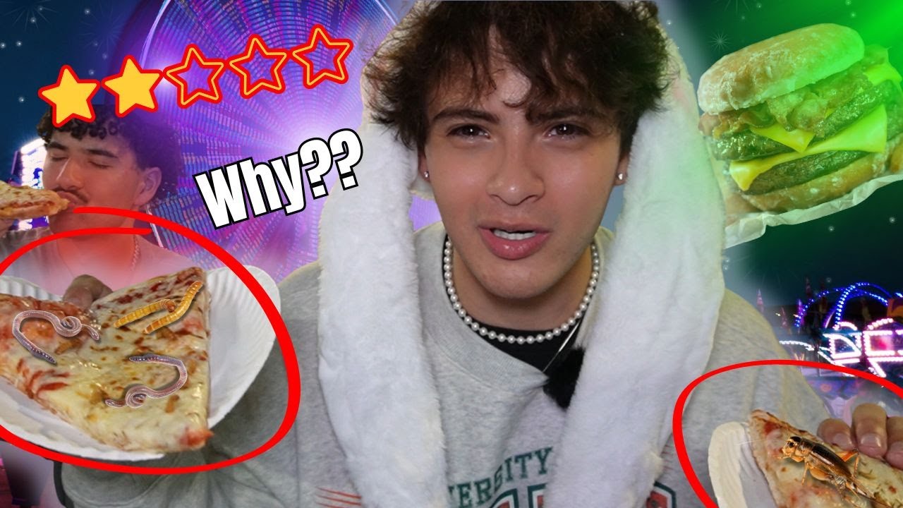 Trying the most INSANE foods at the FAIR - YouTube