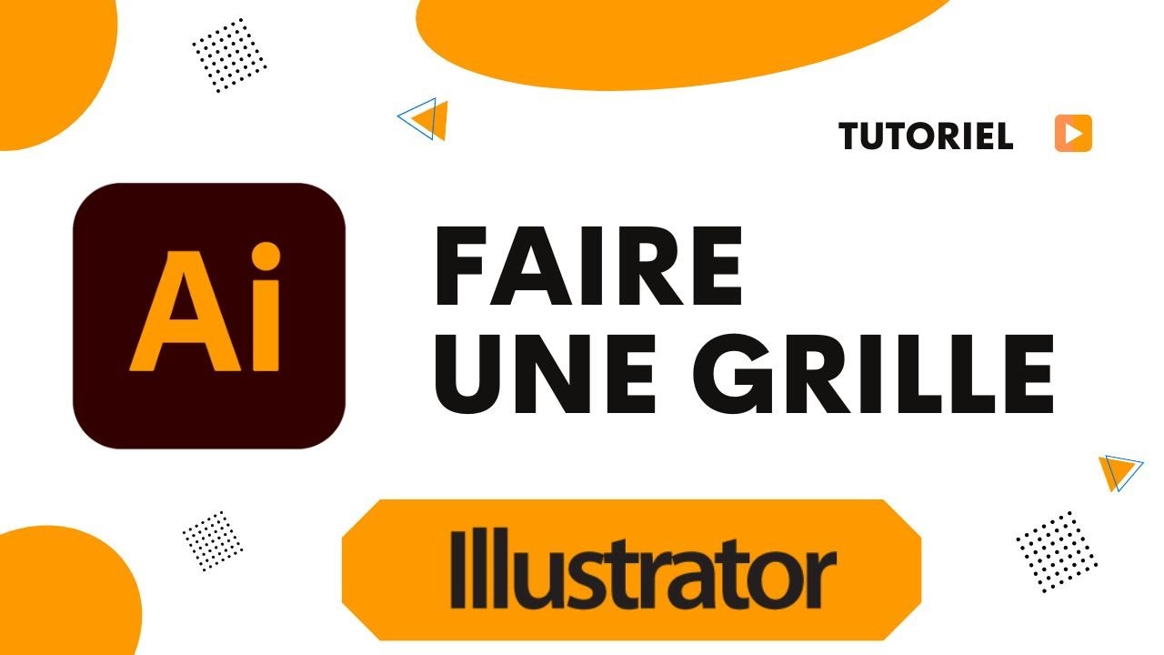 Comment faire une grille sur Illustrator - YouTube