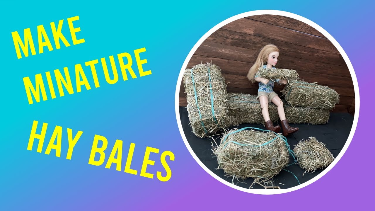 Making The Perfect Miniature Hay Bales For Your Breyer Model Horses ...
