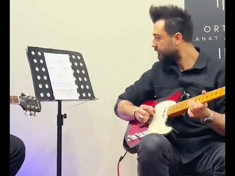 Elektro gitar eğitimi - Düet | Mor ve ötesi - bir derdim var. #türkrock 