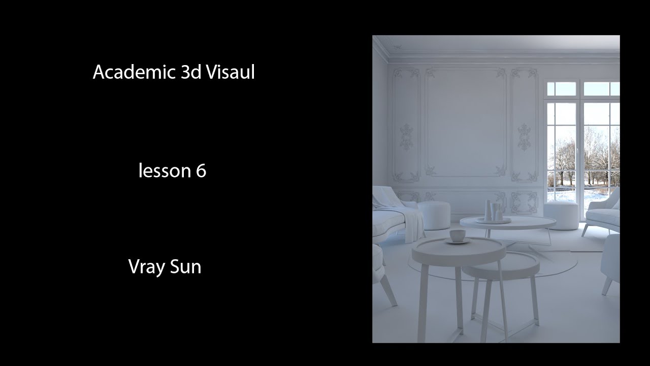 3ds Max Tutorial: Beginner : Vray Sky - YouTube