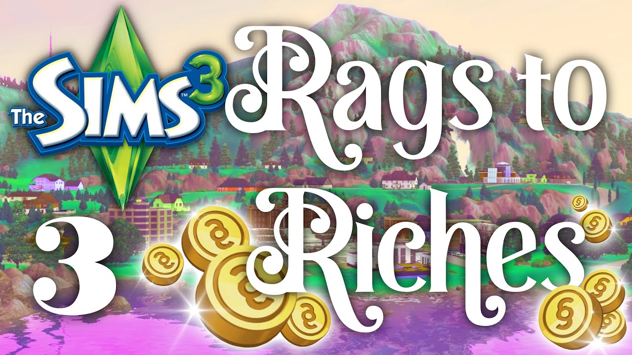 Sims 3: Rags to Riches Challenge - Part 3 - To Build a Home - YouTube