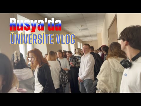 Rusya’da Üniversite Vlog 🎓 | Bir Günüm