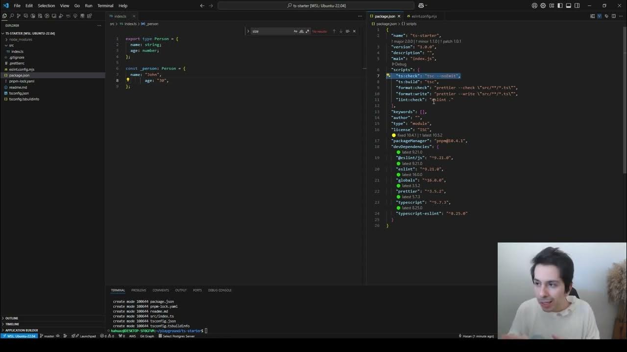 How to configure TypeScript, ESLint, and Prettier - YouTube