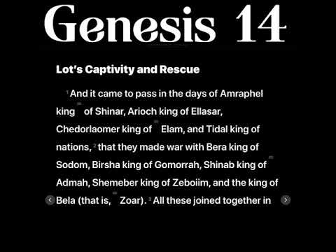 Genesis 14 The Bible NKJV 4K Audio Dramatized with Text - YouTube