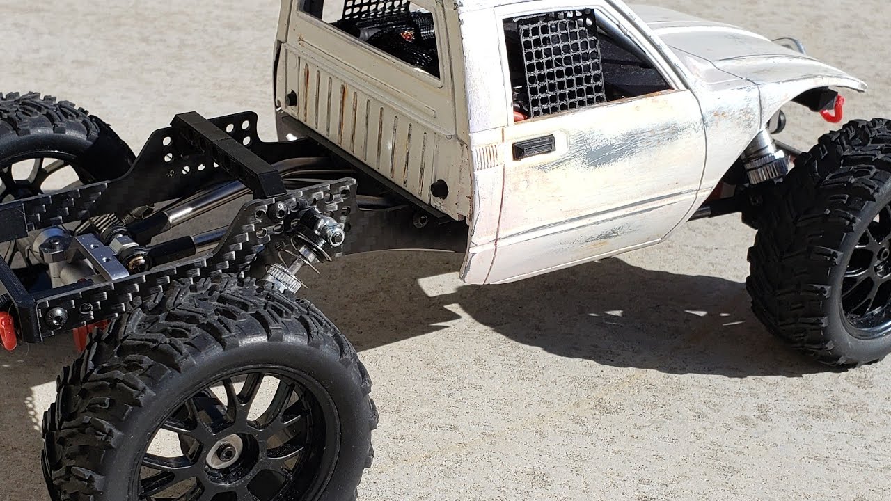 WPL MN C24 LCG CUSTOM CRAWLER new chassis and links - YouTube