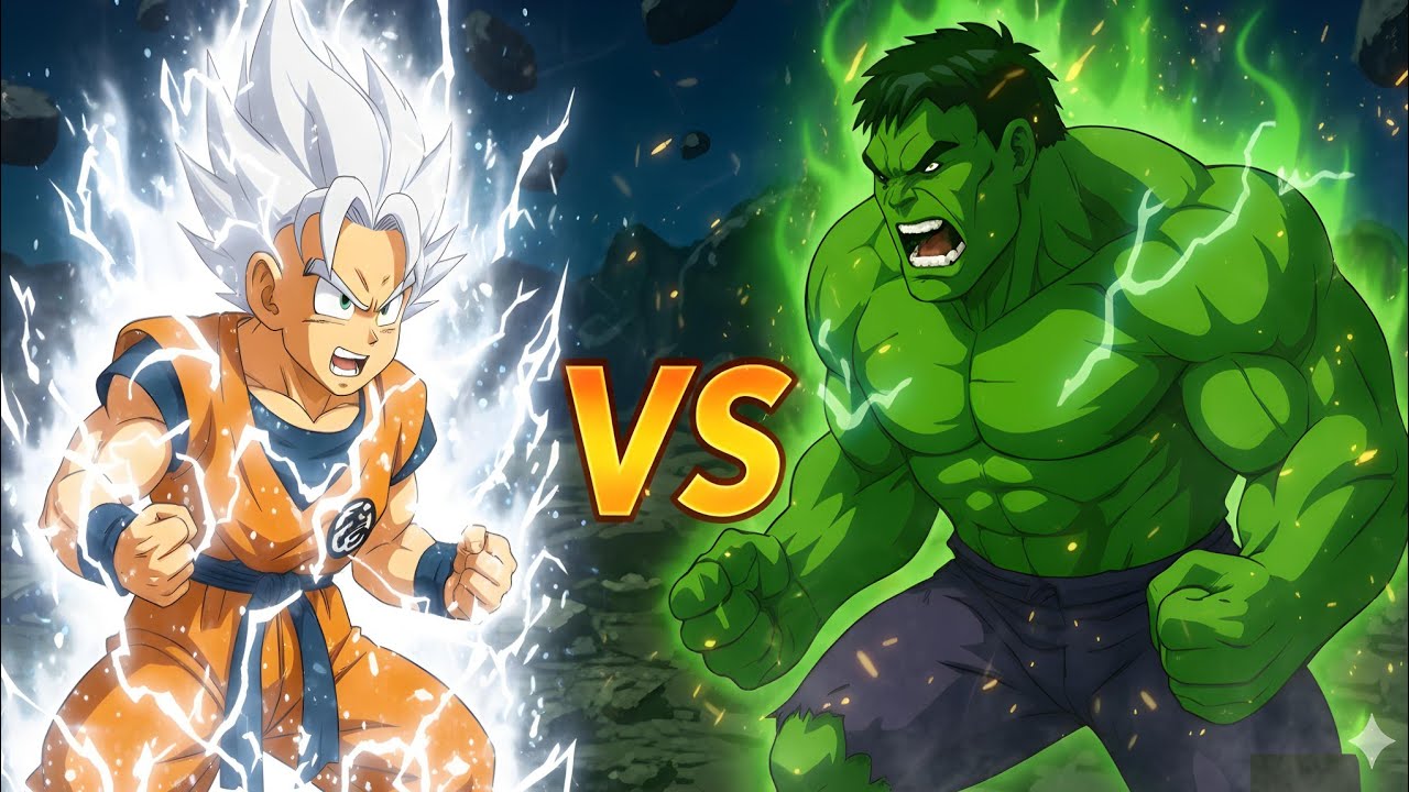 Son Goku vs Hulk - Dragon Ball vs Marvel - YouTube