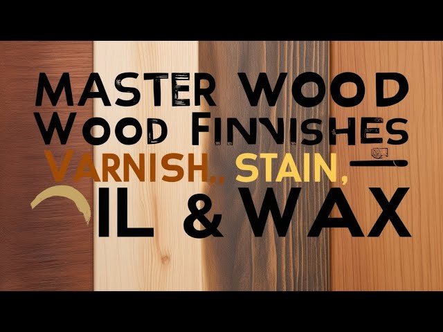 Wood Finishing Techniques The Ultimate Wood Finish Guide: Techniques,