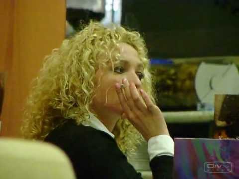 Nice blonde with curls love smoking