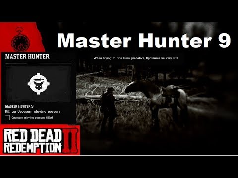 Red Dead Redemption 2 Master Hunter 9 - YouTube