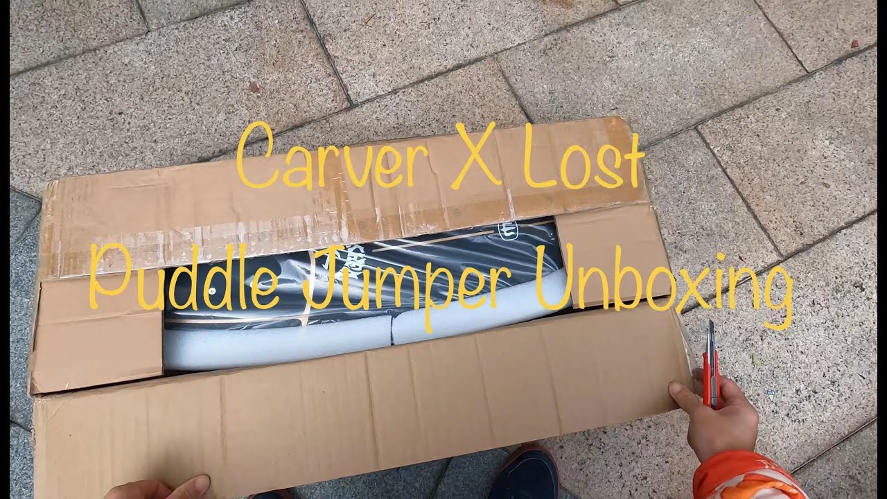 Carver x Lost Puddle Jumper Unboxing/Carver与Lost联名款“跳跃者”陆地冲浪板开箱视频 - YouTube