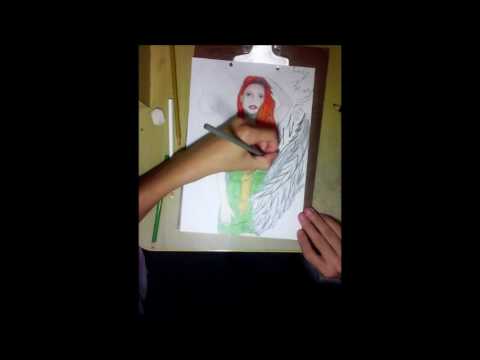 Desenho - Mulher Gavião/ Drawing - Hawkgirl - YouTube