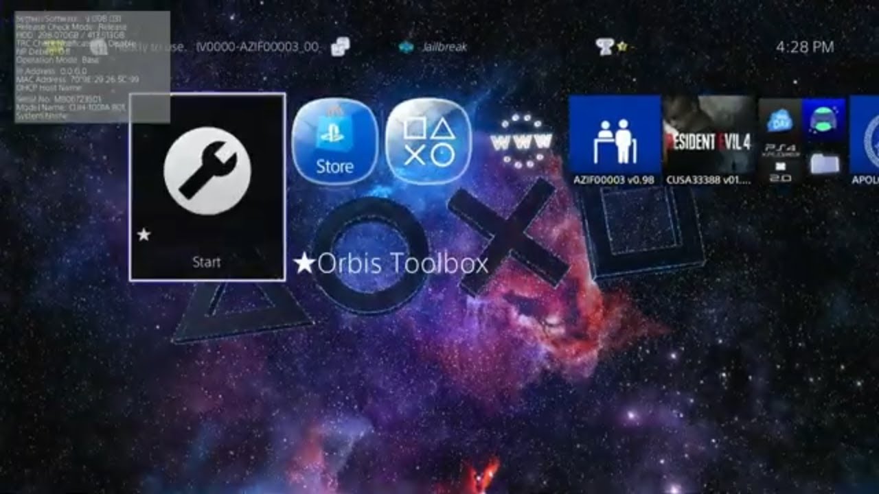 Orbis Toolbox By Master_s9 | PS4 9.00/5.05 - YouTube