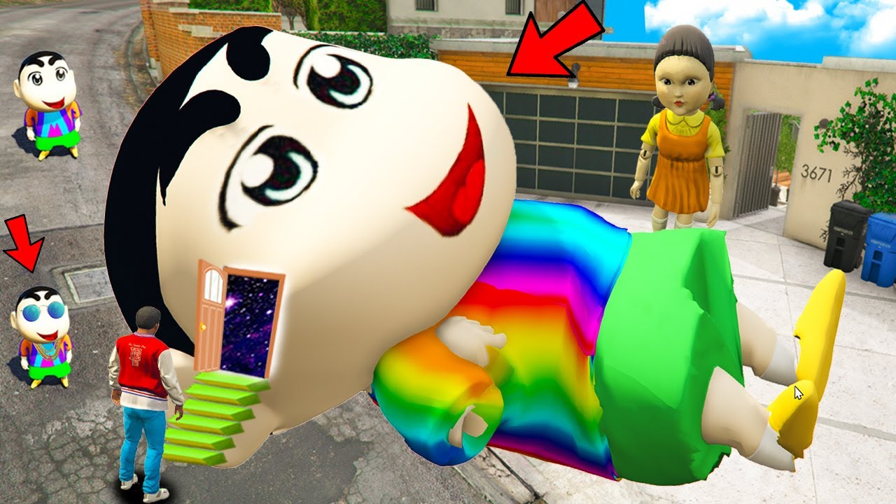 GTA 5: Shinchan, Franklin & Chop Enter Inside PINCHAN’S Head In GTA 5 ...