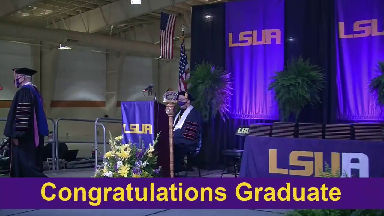 LSUA Graduation December 2020 - YouTube