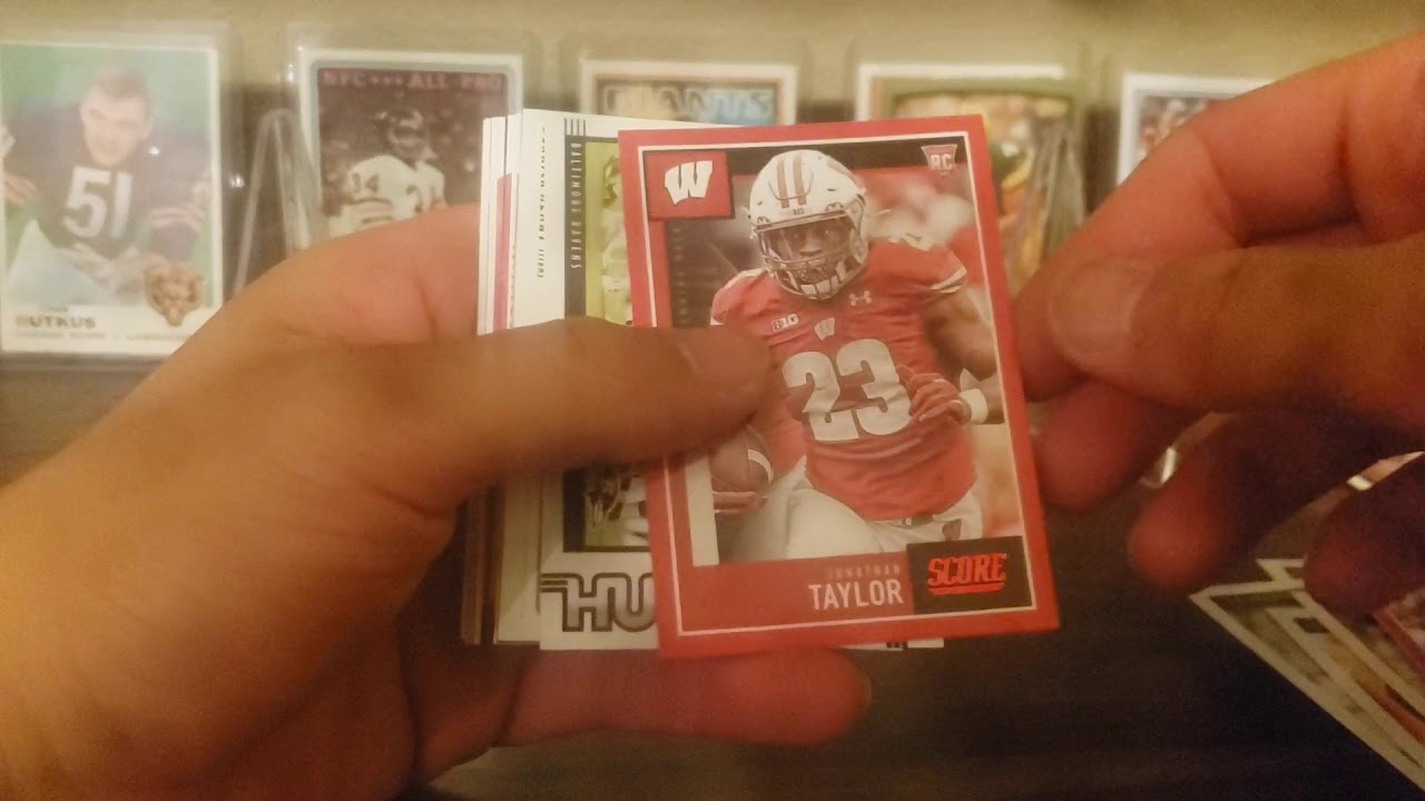 2020 Score Football retail rack packs - YouTube