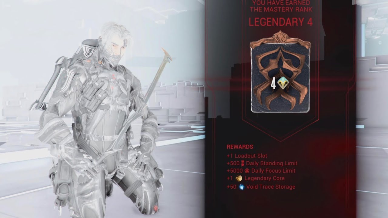 Legendary 4 Mastery Rank Test | Arthur Umbra Excalibur | Warframe - YouTube
