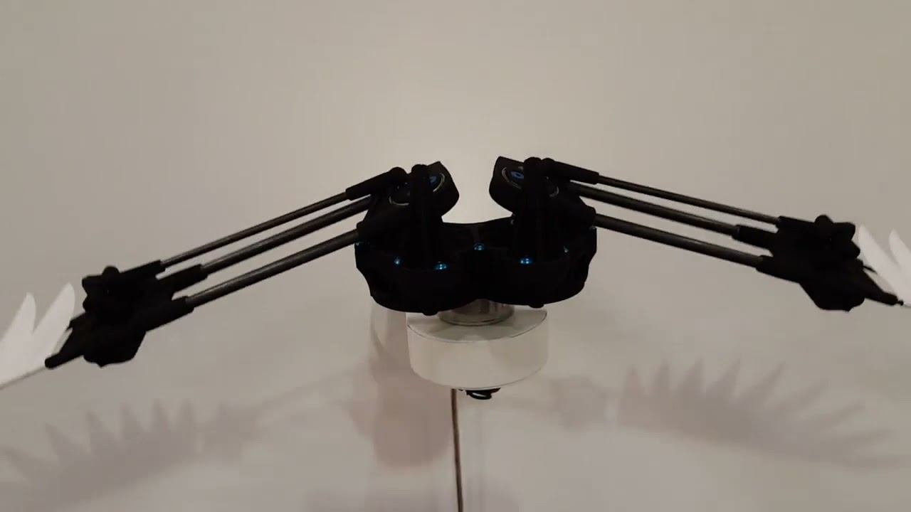 Mechanical Bird Wings - YouTube