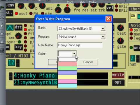 Synth1 Tutorial : Instrument-Banks & Presets in Synth1 - YouTube