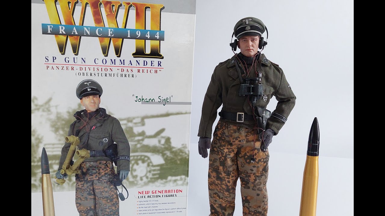 German WWII Self Propelled Gun Commander 1/6 Scale Dragon DiD Custom ...