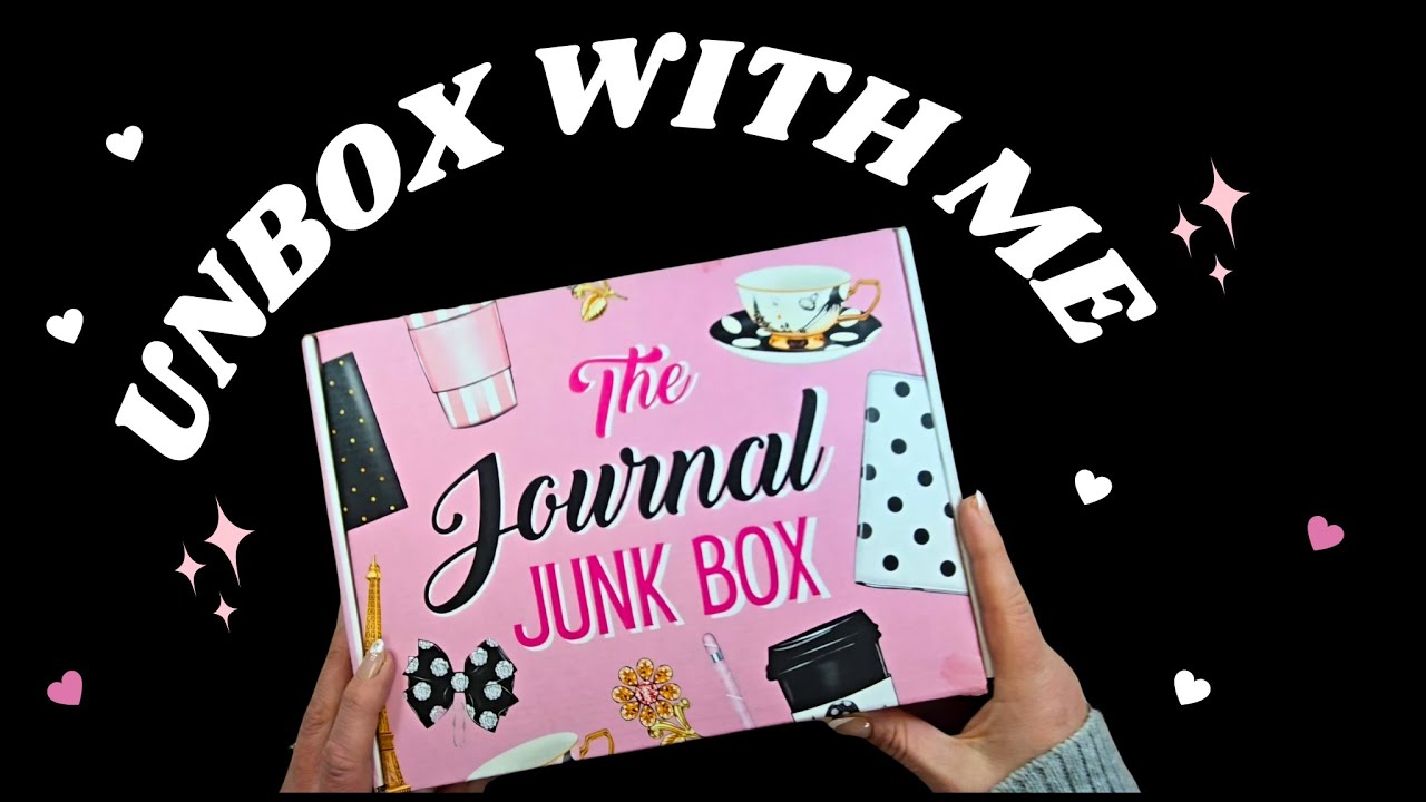 Unboxing the February Journal Junk Box//First Impressions - YouTube