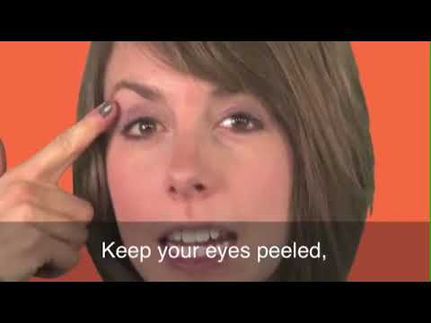 Keep your eyes peeled - YouTube