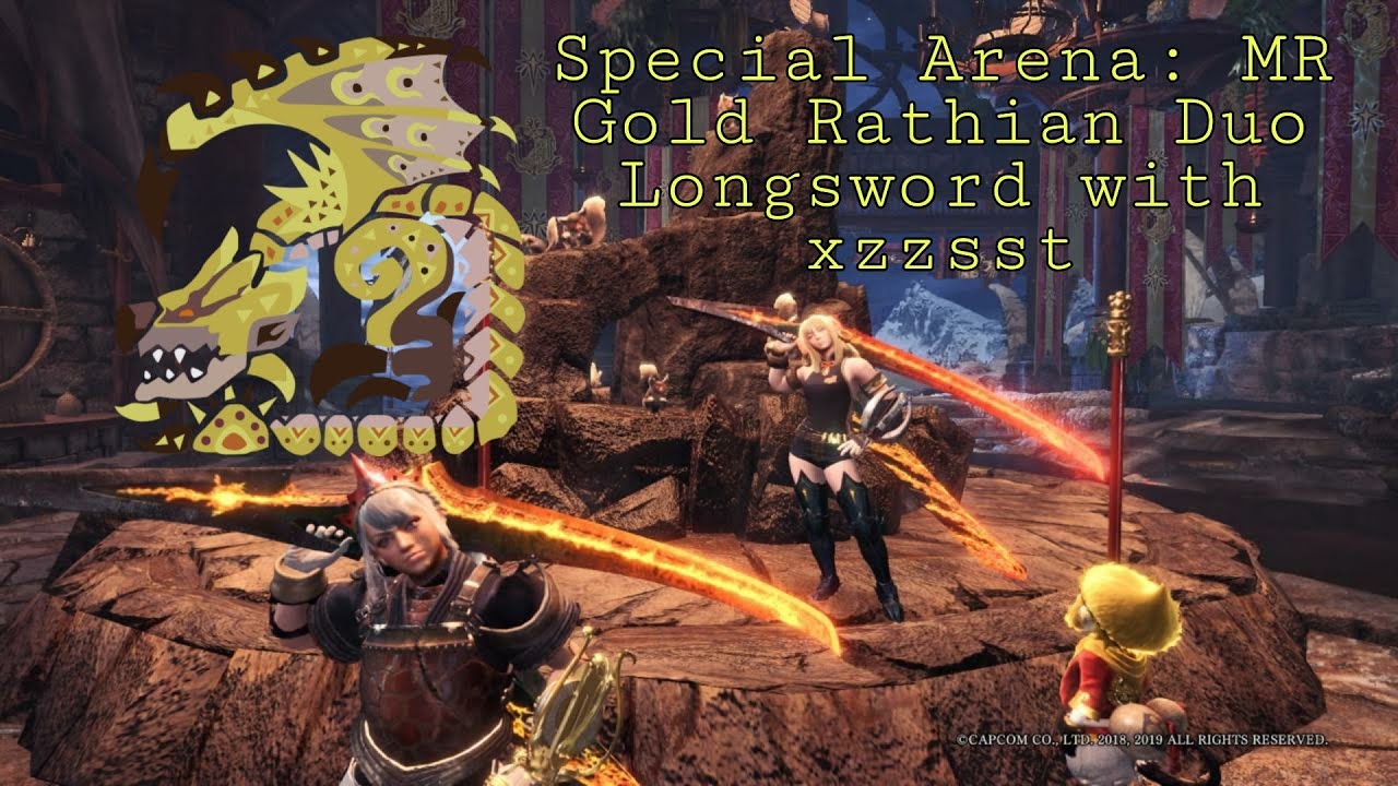 Monster Hunter World: Iceborne | Special Arena MR Gold Rathian with ...