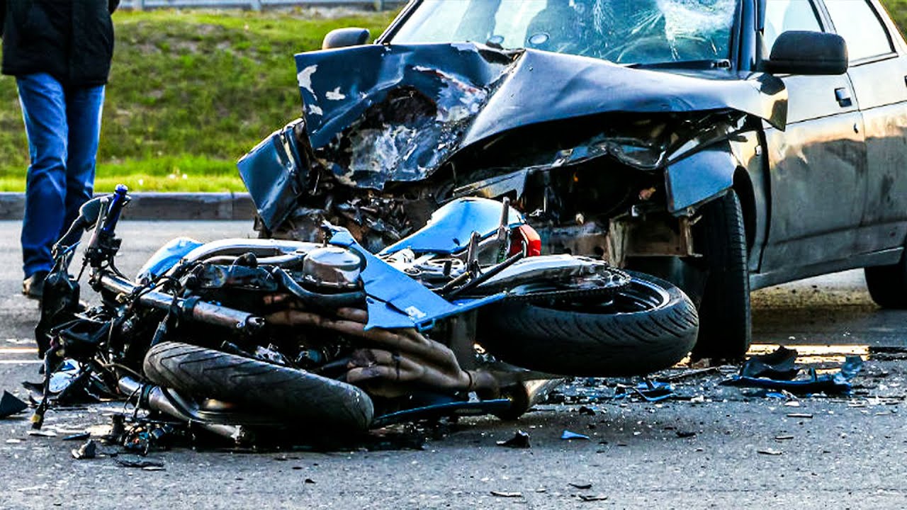 Motorcycle Crash Compilation | Total idiots on Road Part 3 - YouTube