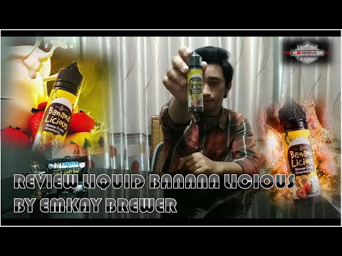 Review Liquid Banana Licious - YouTube