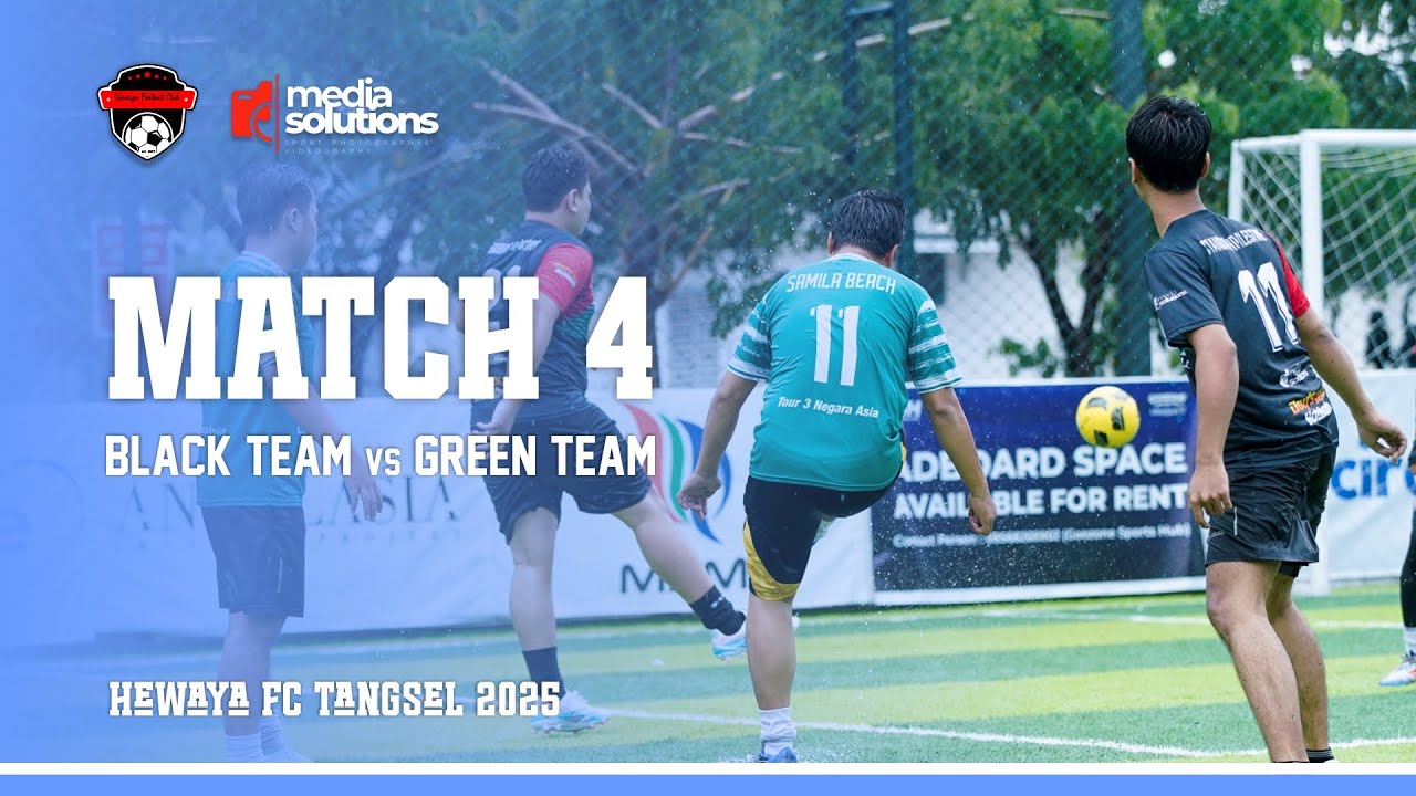 MATCH 4 | Black Team vs Green Team 2-3 | Goozone Mini Soccer 2025 - YouTube