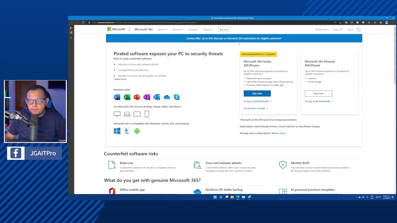 Oferta de Office para los piratas - YouTube