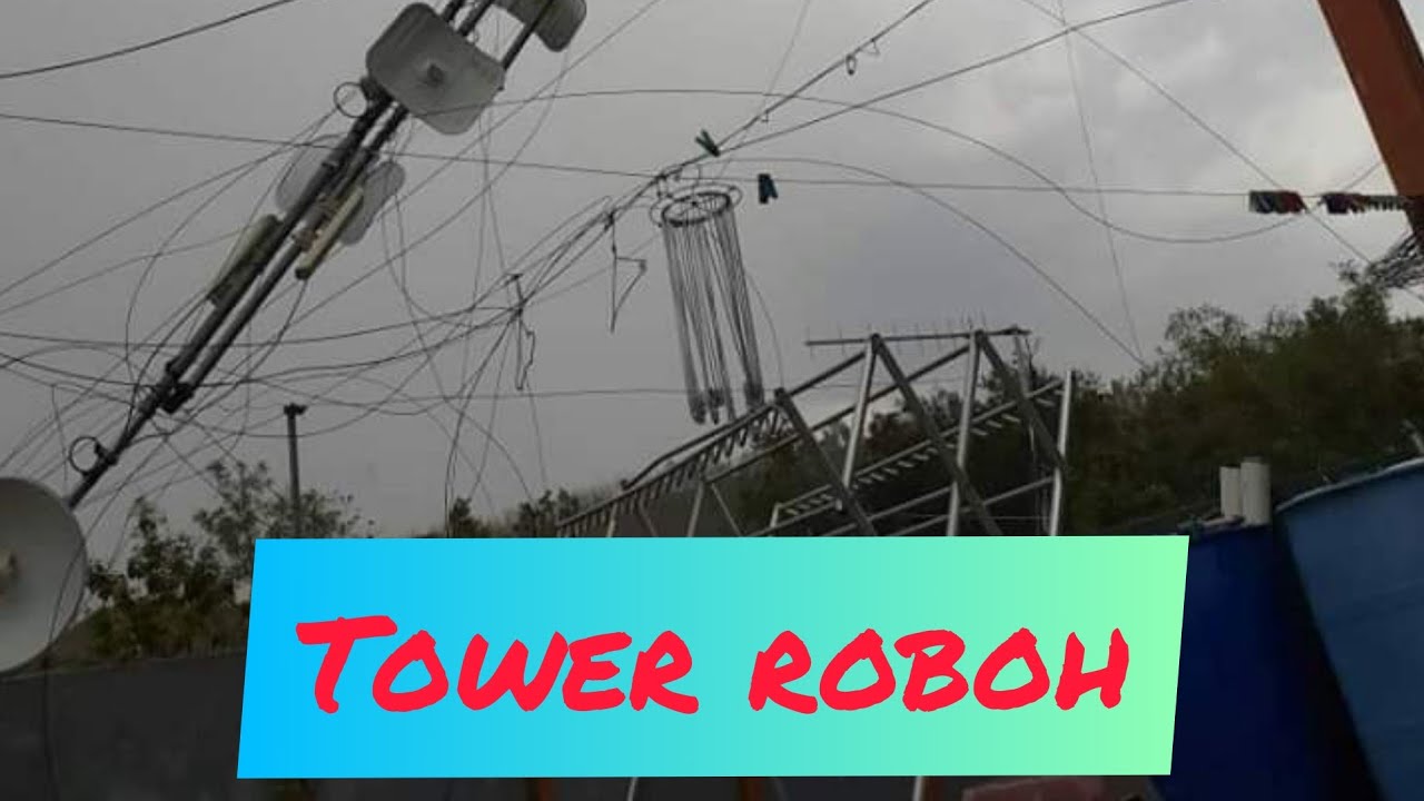 Tower RTRW Net Roboh - YouTube