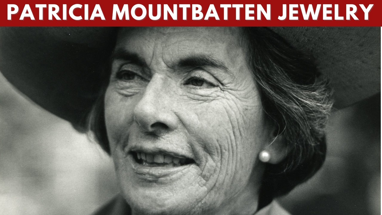 INSIDE Patricia Mountbatten Jewelry Box. Patricia Edwina Victoria ...