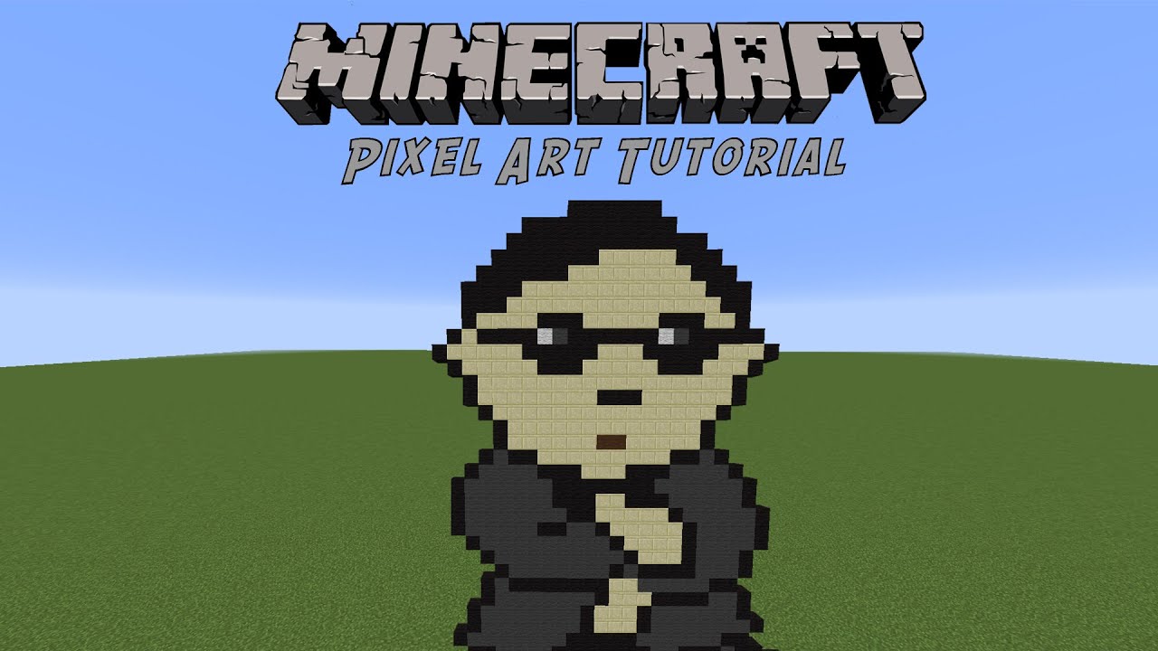 Minecraft Pixel Art Tutorial: PSY Gangnam Style / Gentlemen - YouTube