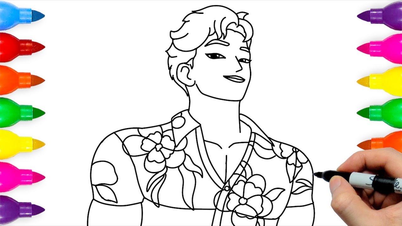 Draw Abby Saja From Kpop Demon Hunters - YouTube