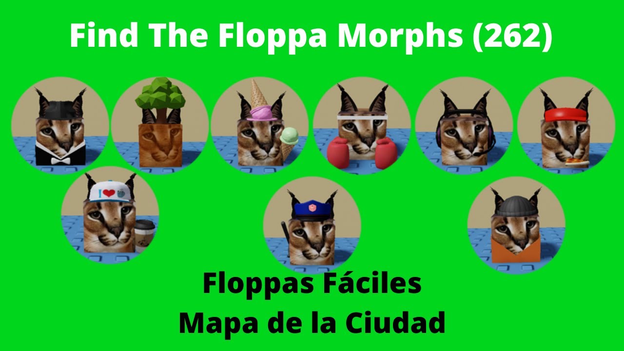 Como conseguir los Floppas de Mapa de la Ciudad (Fáciles) - Find The ...