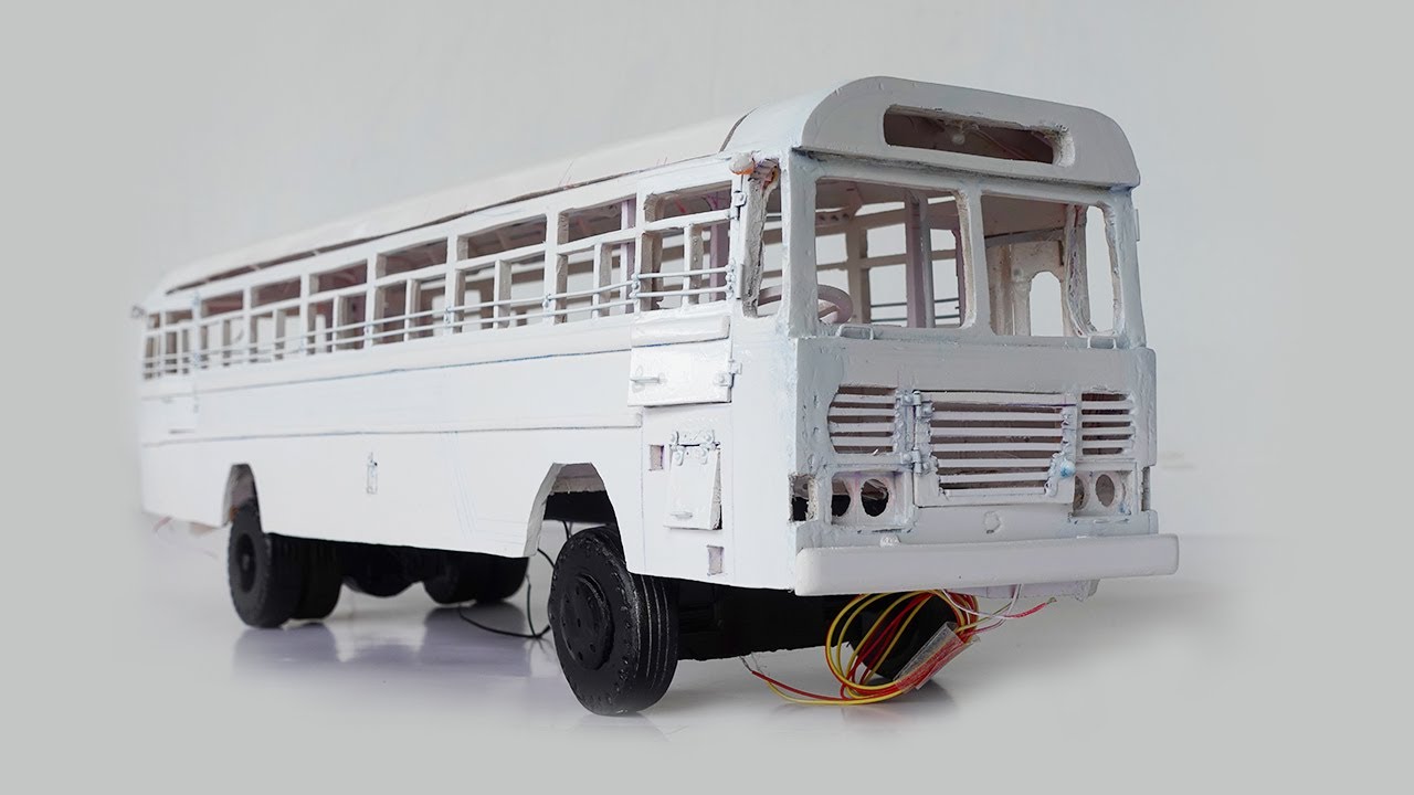 Miniature Bus | Miniature Bus After Painting | part 19 | dry tronic ...