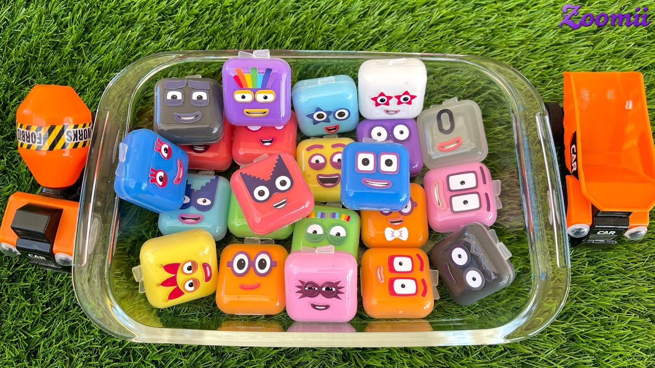 Numberblocks - Looking mini CLAY with Mini numberblocks cube Coloring ...