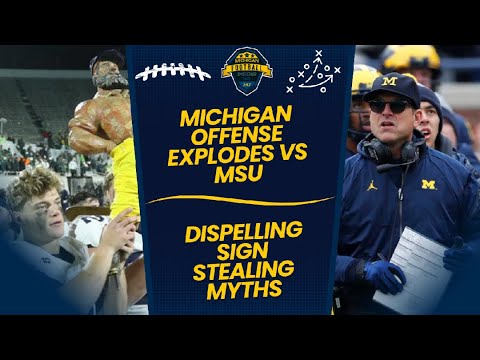 Michigan offensive breakdown with Al Borges (Week 8) - MSU & talking ...