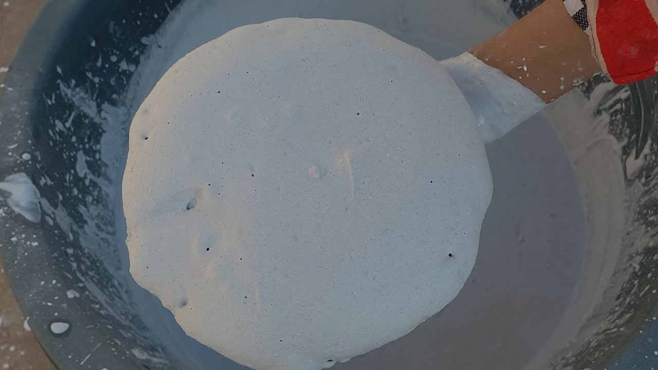 New video || New white mud round slabs dipping in water || super yummy ...