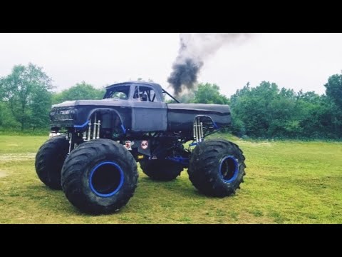 Test Driving the 1000hp Cummins Monster Truck - YouTube