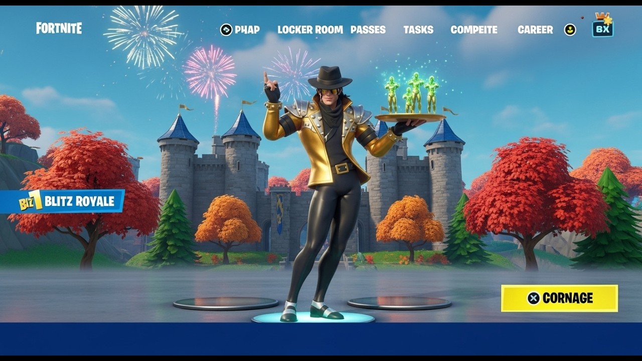 Exclusive! Epic Michael Jackson Skin in Fortnite – The Only Player With ...