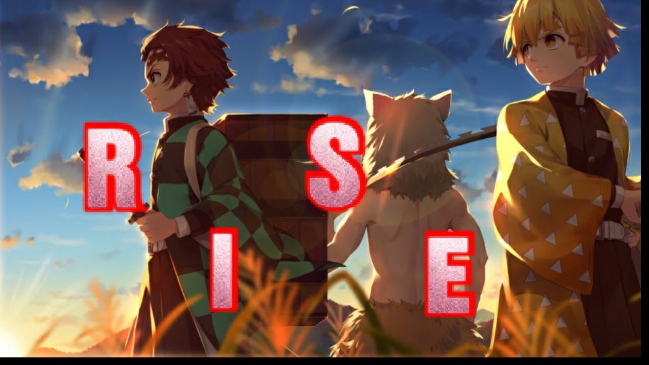 Demon slayer AMV (RISE) - YouTube