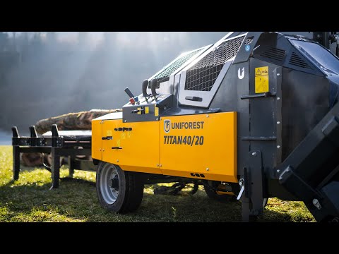 New Generation TITAN 40/20 | Firewood Processor by Uniforest 🪵🔥