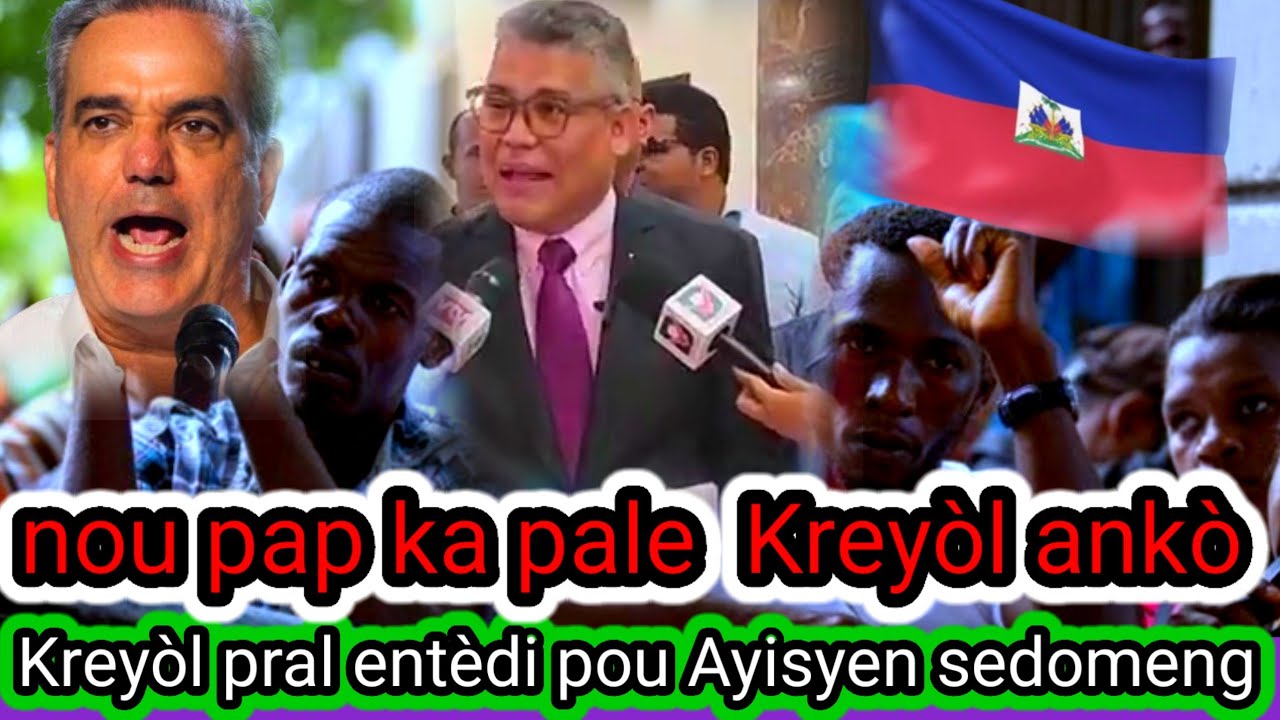 Ayisyen pap ka pale kreyòl an repiblik dominikèn san yon entèprêt ...
