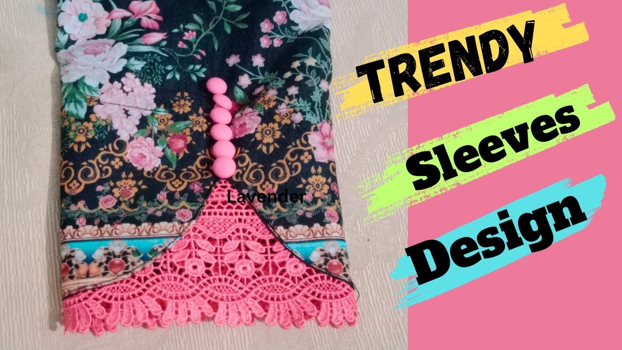 new sleeves design cutting and stitching|| sleeve design with lace and ...